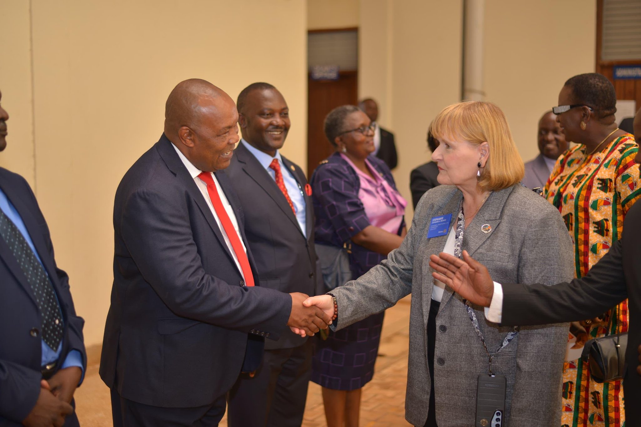 Rotary International President Launches WASH Institute at Nkumba University