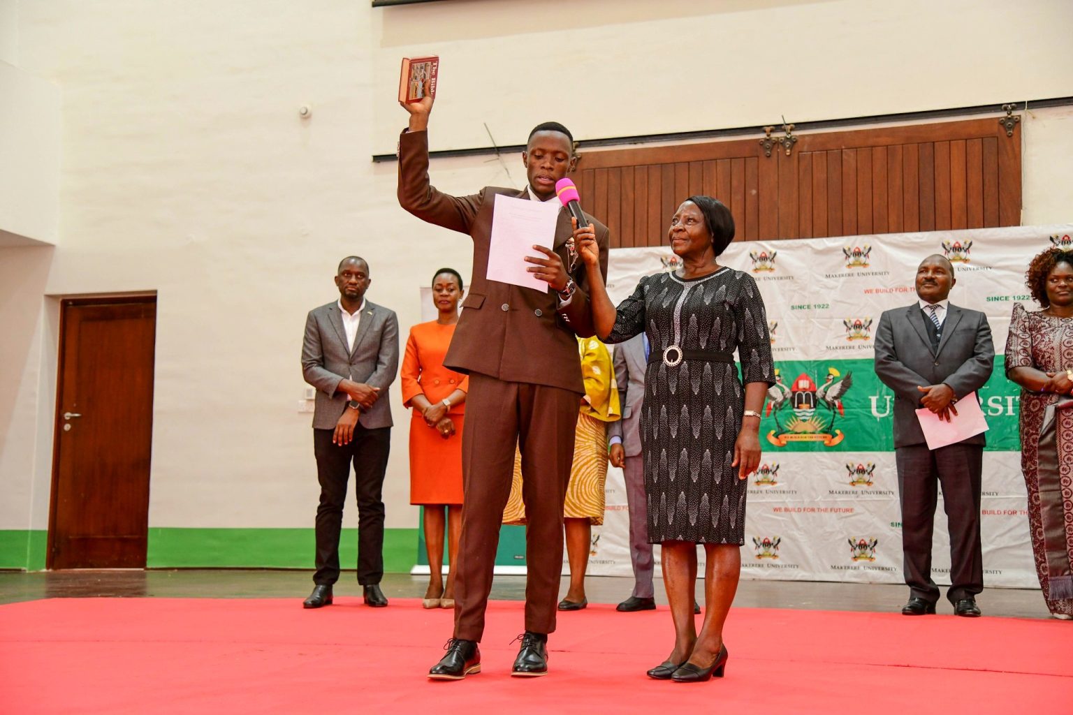 Ssentamu Churchill Sworn in as Makerere University’s 91st Guild President